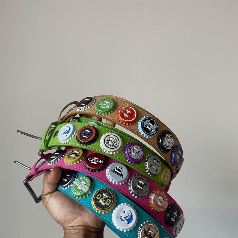 Bottle Cap Belt - Etsy