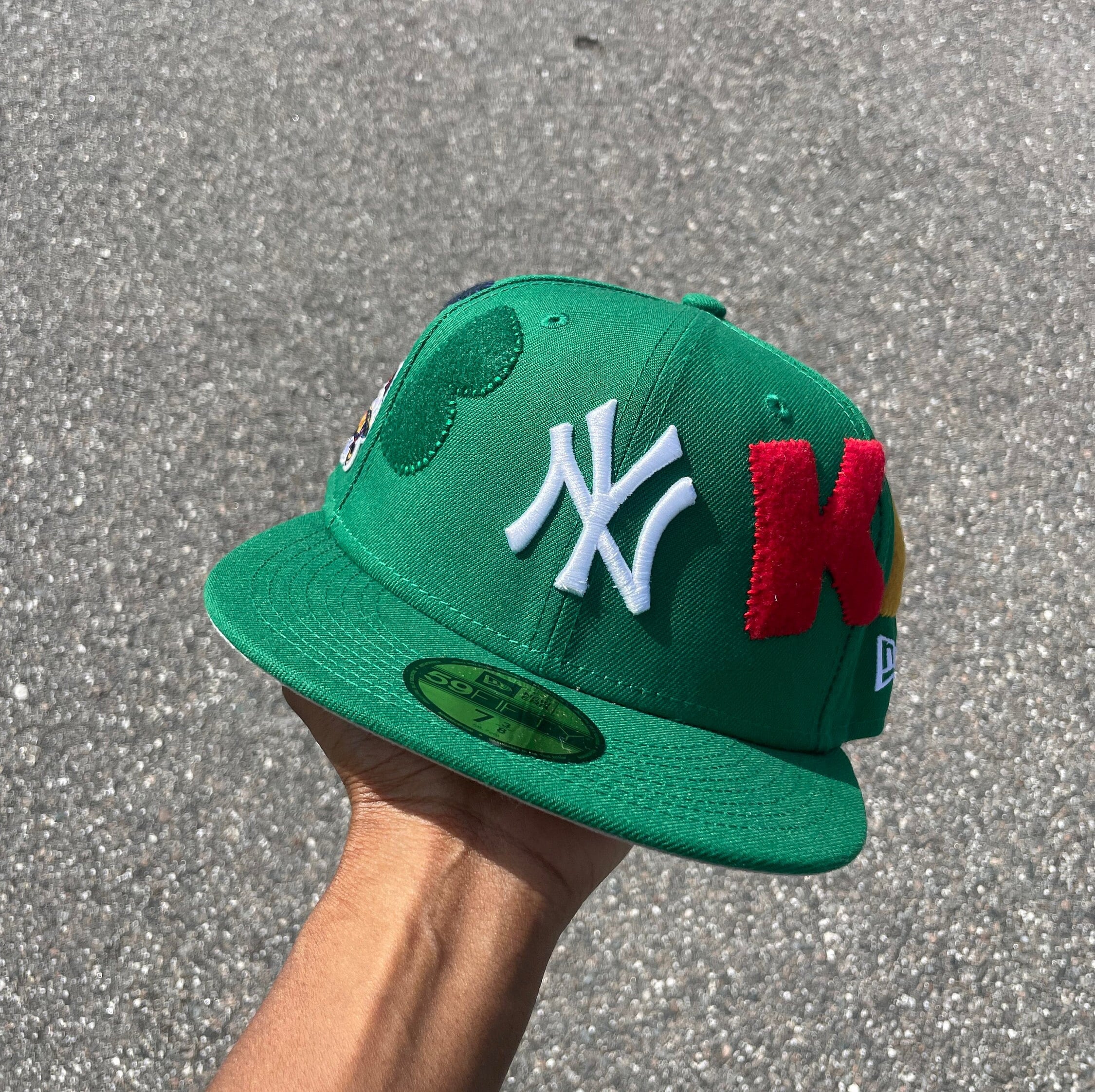 New York Yankees Fitted Hat custom - Etsy