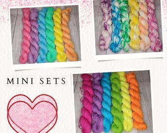 Rainbow Mini Yarn - Etsy