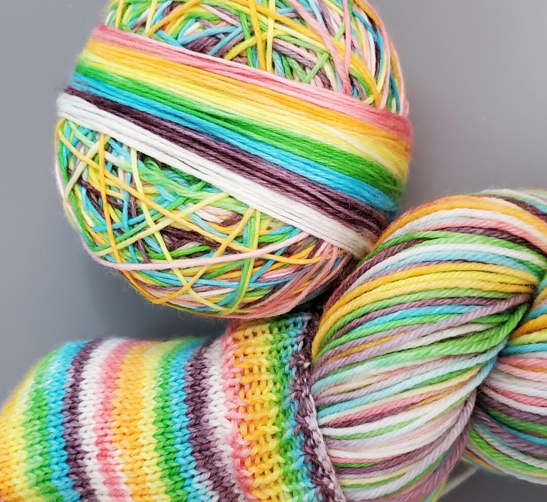 Rainbows LIGHTS Rainbows Kaylan Yarn Self-striping Sock Yarn Wool ...