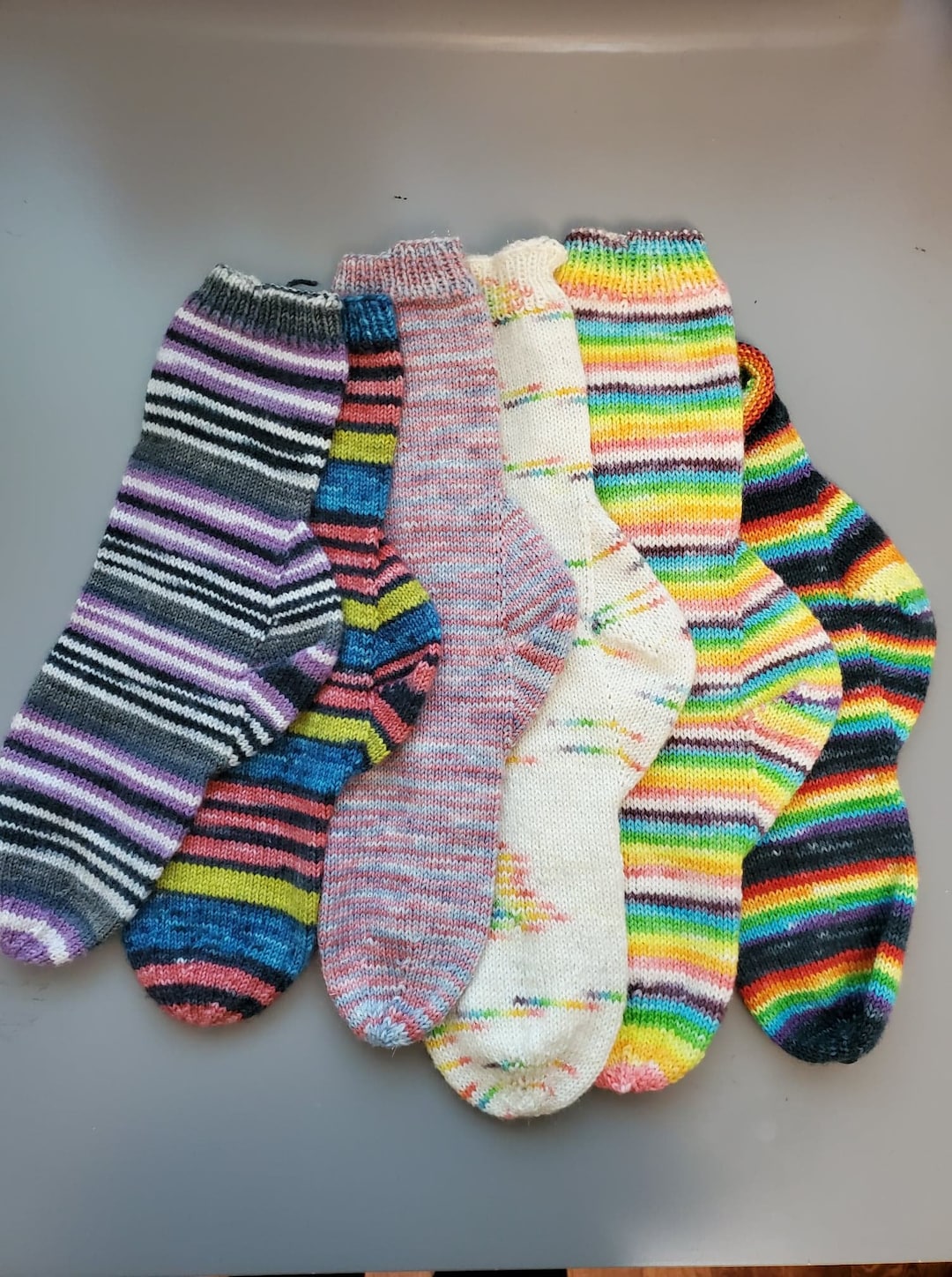 Diamond Heel Sock Knitting Pattern: Cuff-down or Toe-up (PDF Pattern ...