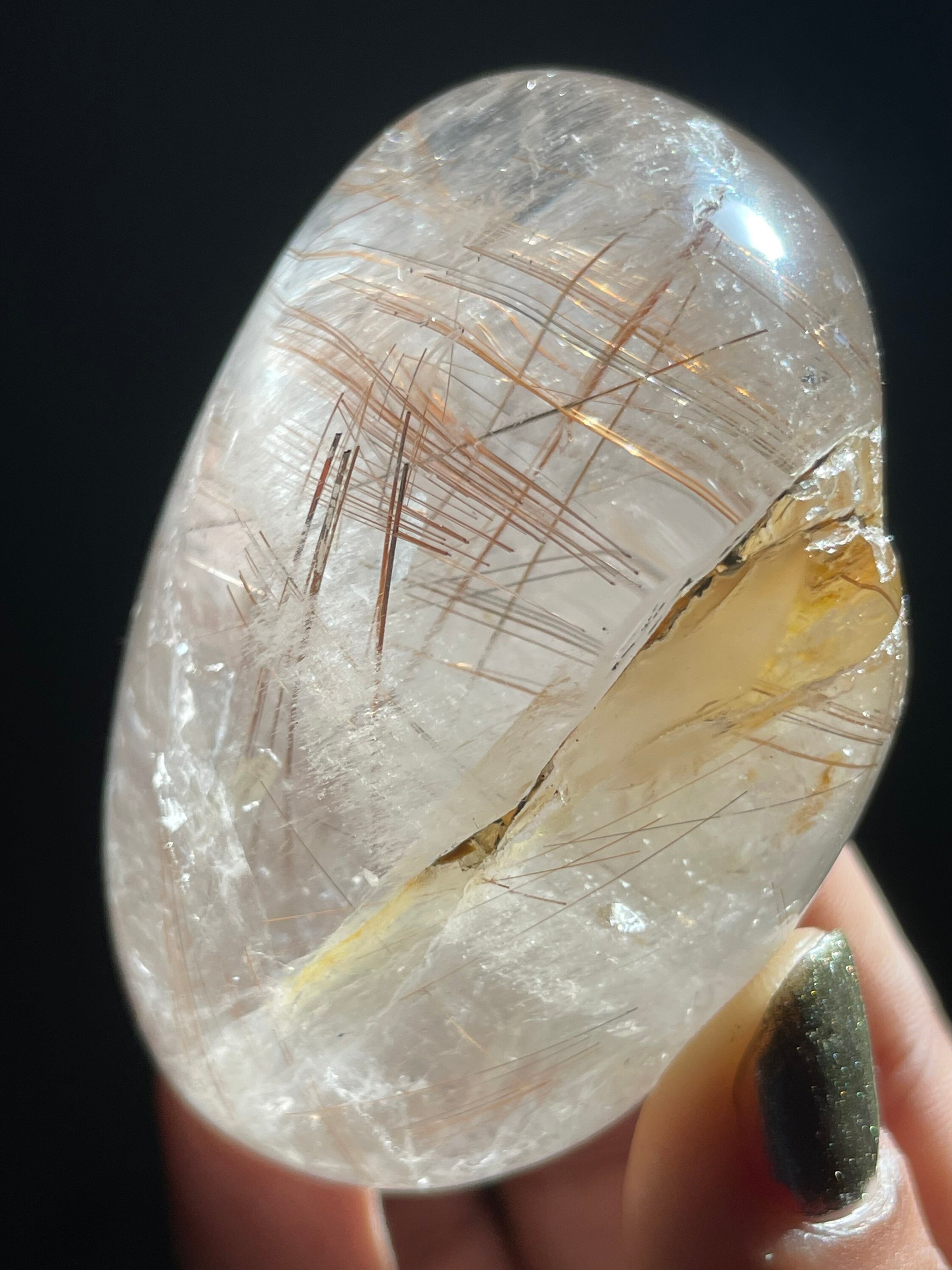 Collectors Fiery Red / Orange Colour Rutile Small Freeform - Etsy