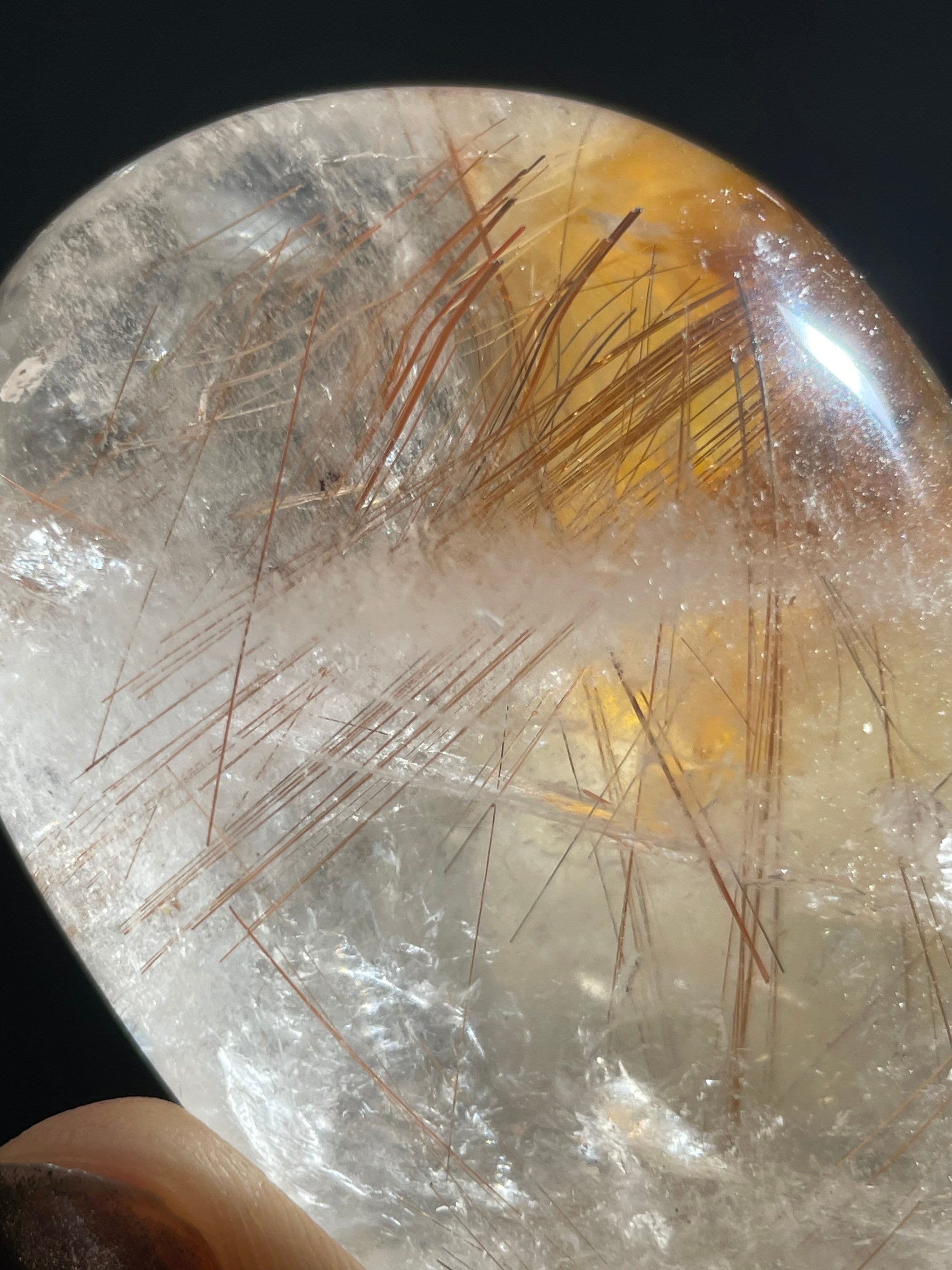 Collectors Fiery Red / Orange Colour Rutile Small Freeform - Etsy