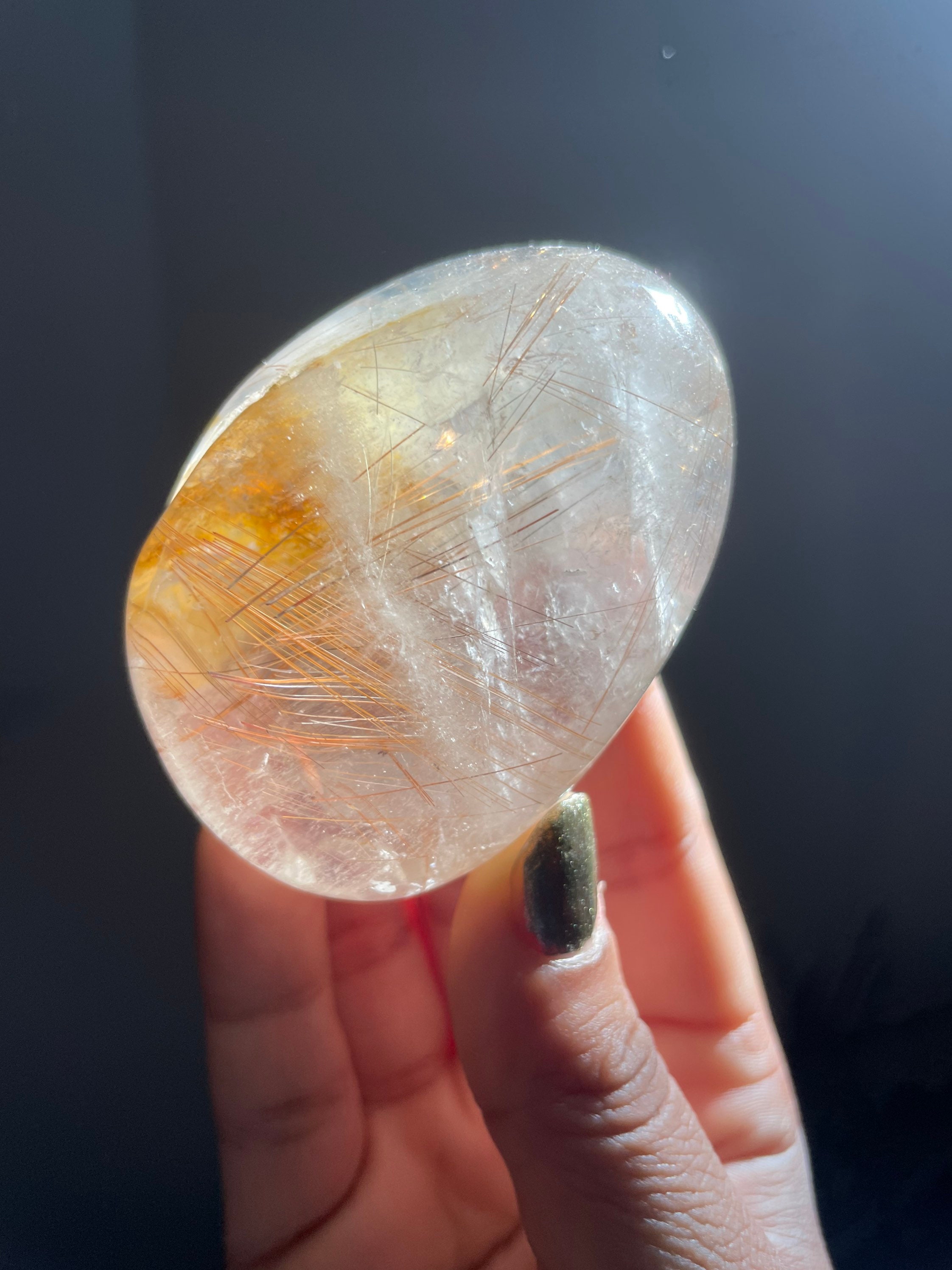 Collectors Fiery Red / Orange Colour Rutile Small Freeform - Etsy