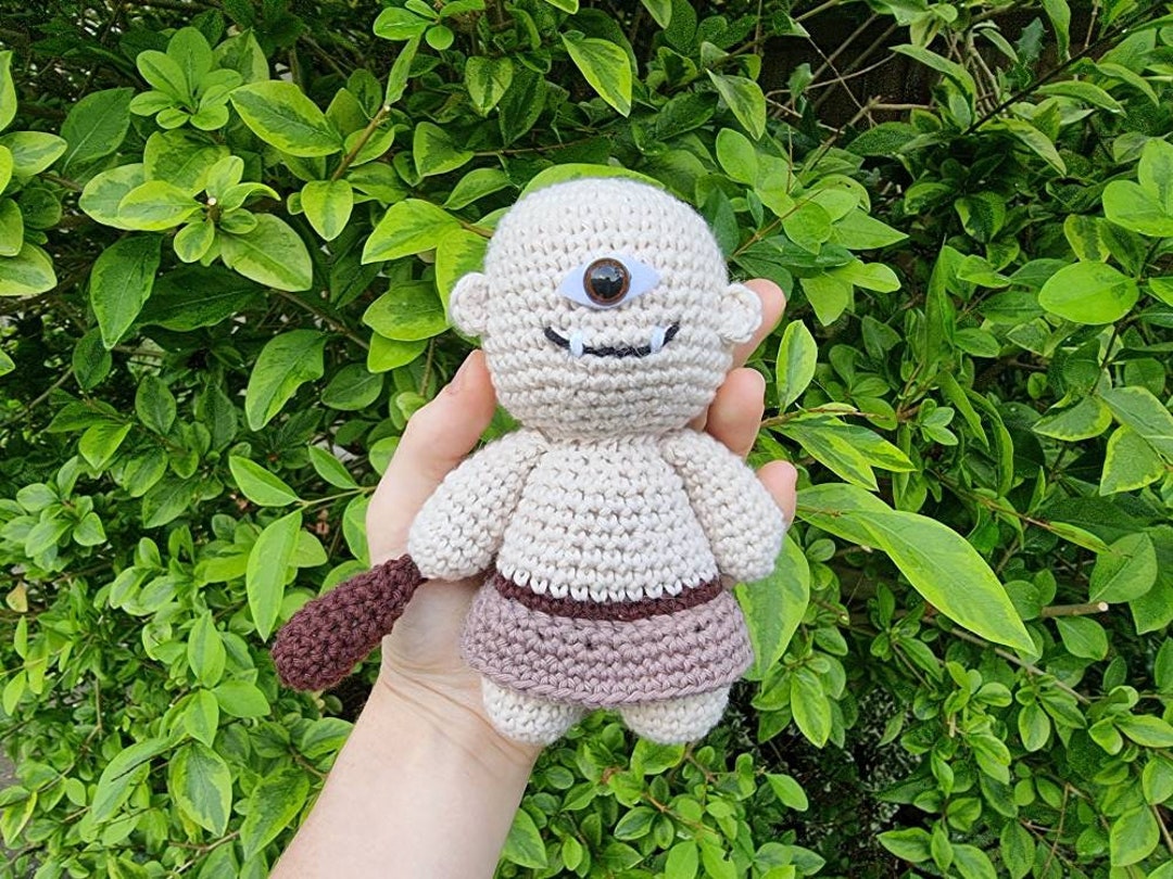 Crochet Cyclops Plushie Cyclops Teddy Amigurumi Goat Ghost - Etsy