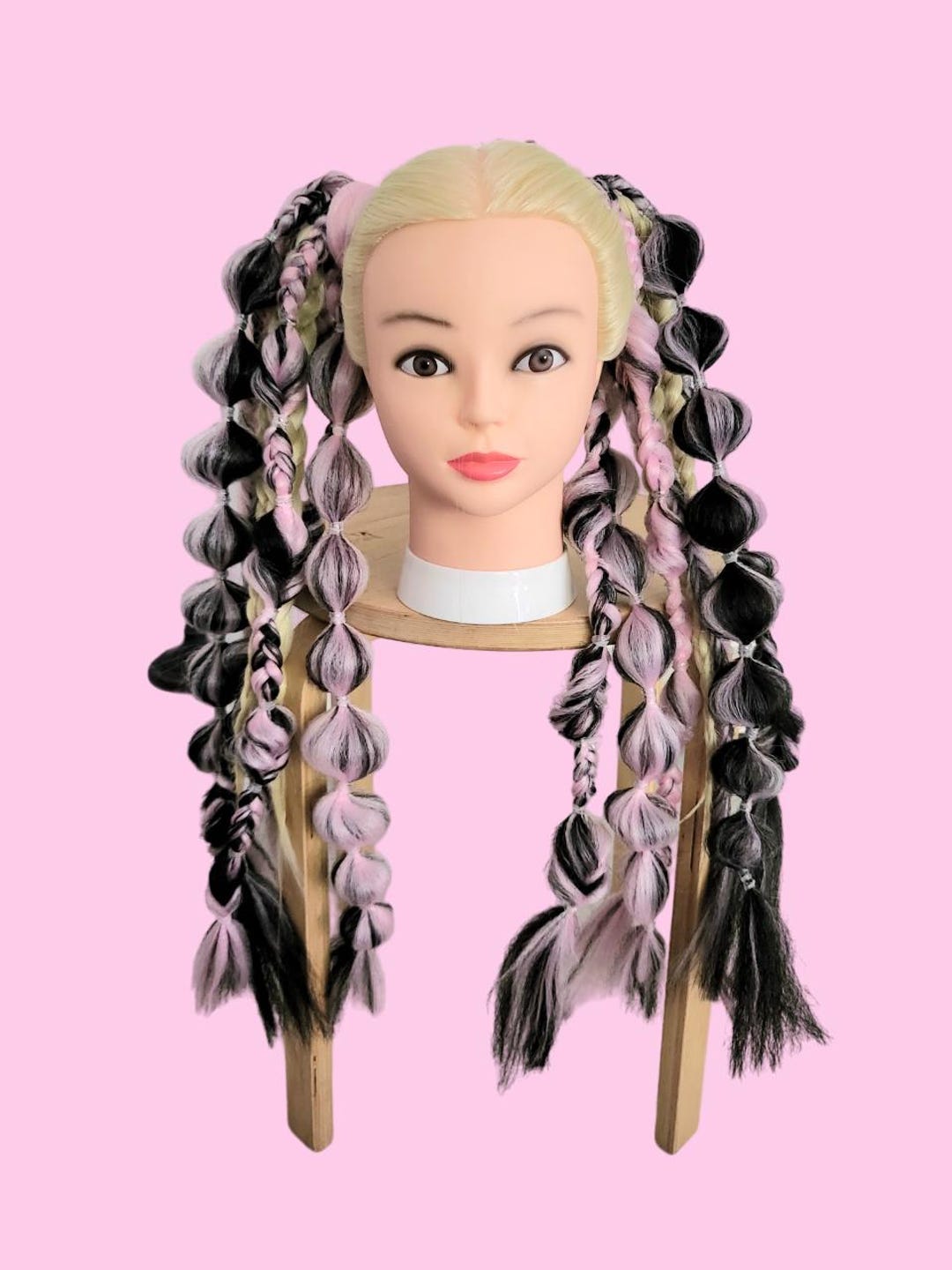 Set of 2 Festival Rave Braids Bubble Braids Rave Hair - Etsy