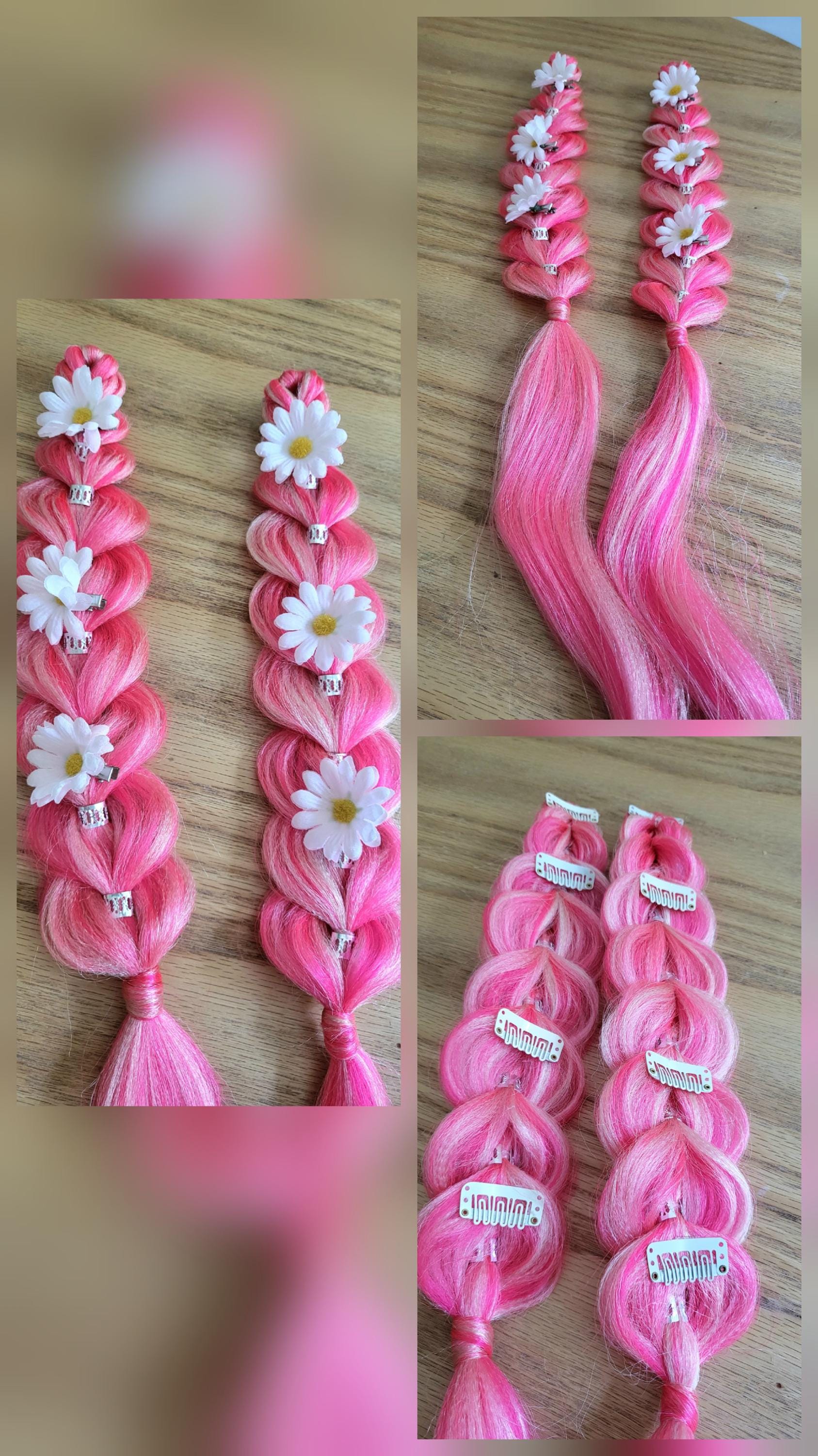 Clip in Festival Braids Extension - Etsy