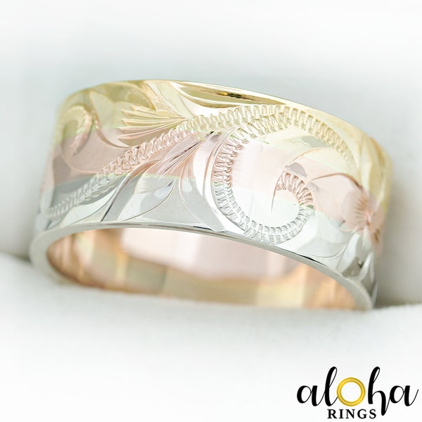 Tri Color Rings - Etsy