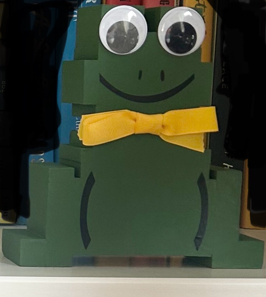 Homemade Wood Craft Frog Made Out of Jenga Blocks - Etsy