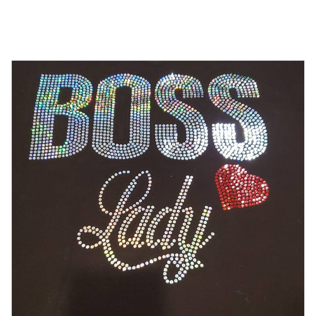 Boss Lady Faux Rhinestone - Etsy