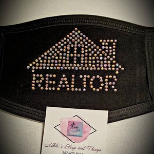 Bling Realtor Mask - Etsy