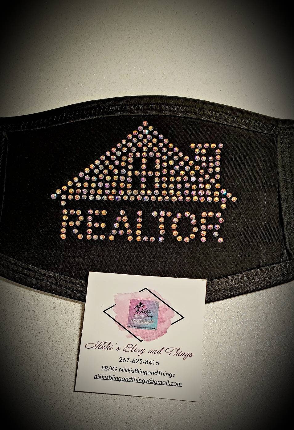 Bling Realtor Mask - Etsy