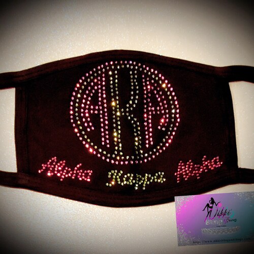 Bling AKA Rhinestone & Rhinestuds Mask - Etsy