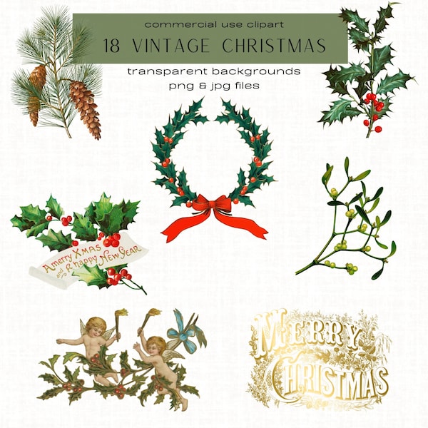 Xmas Clipart - Etsy