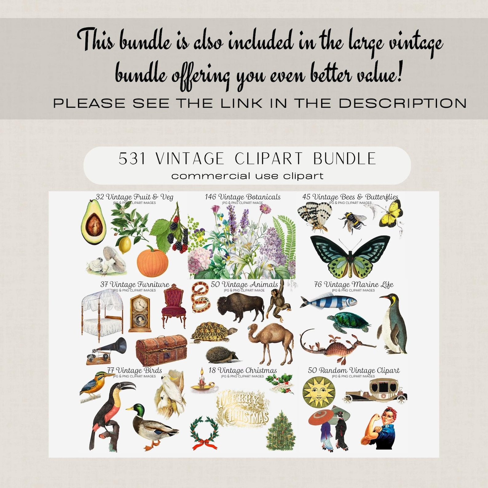 18 Christmas Clip Art Bundle Merry Xmas Clipart Christmas Tree ...