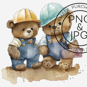 Construction Teddy Bears, Hard Hat, Construction Workers, Cute Teddies ...