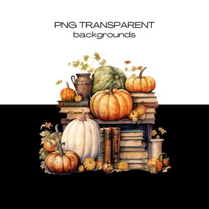 Pumpkin Clipart Bundle, Farmhouse Clipart, Autumn Decorations, Boho ...