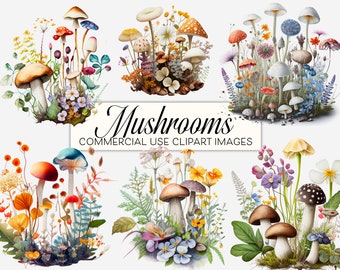 Fairy Art Mushrooms - Etsy