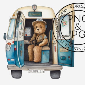 Paramedic Teddy Bear Clipart, Ambulance Medical Occupation Clip Art ...