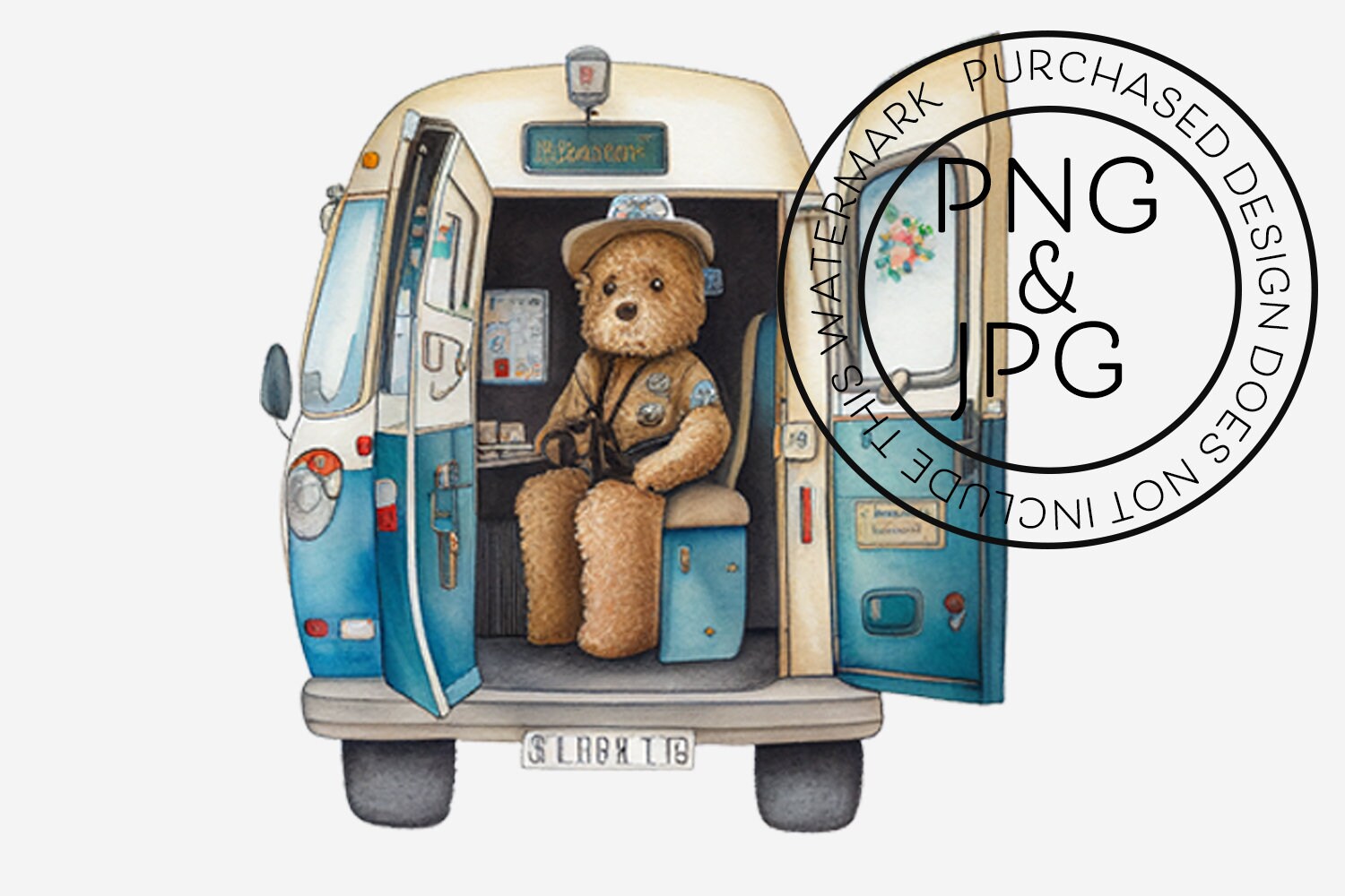 Paramedic Teddy Bear Clipart Ambulance Medical Occupation - Etsy UK