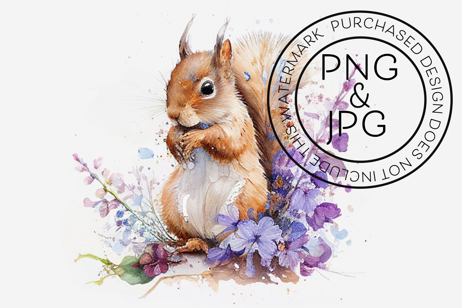 Watercolour Squirrels Clipart Bundle Squirrels Png Woodland - Etsy Australia
