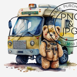 Paramedic Teddy Bear Clipart, Ambulance Medical Occupation Clip Art ...