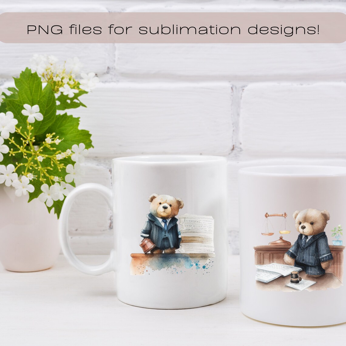 Lawyer Clipart Bundle, Teddy Bears in Court, Legal Clipart, Funny ...