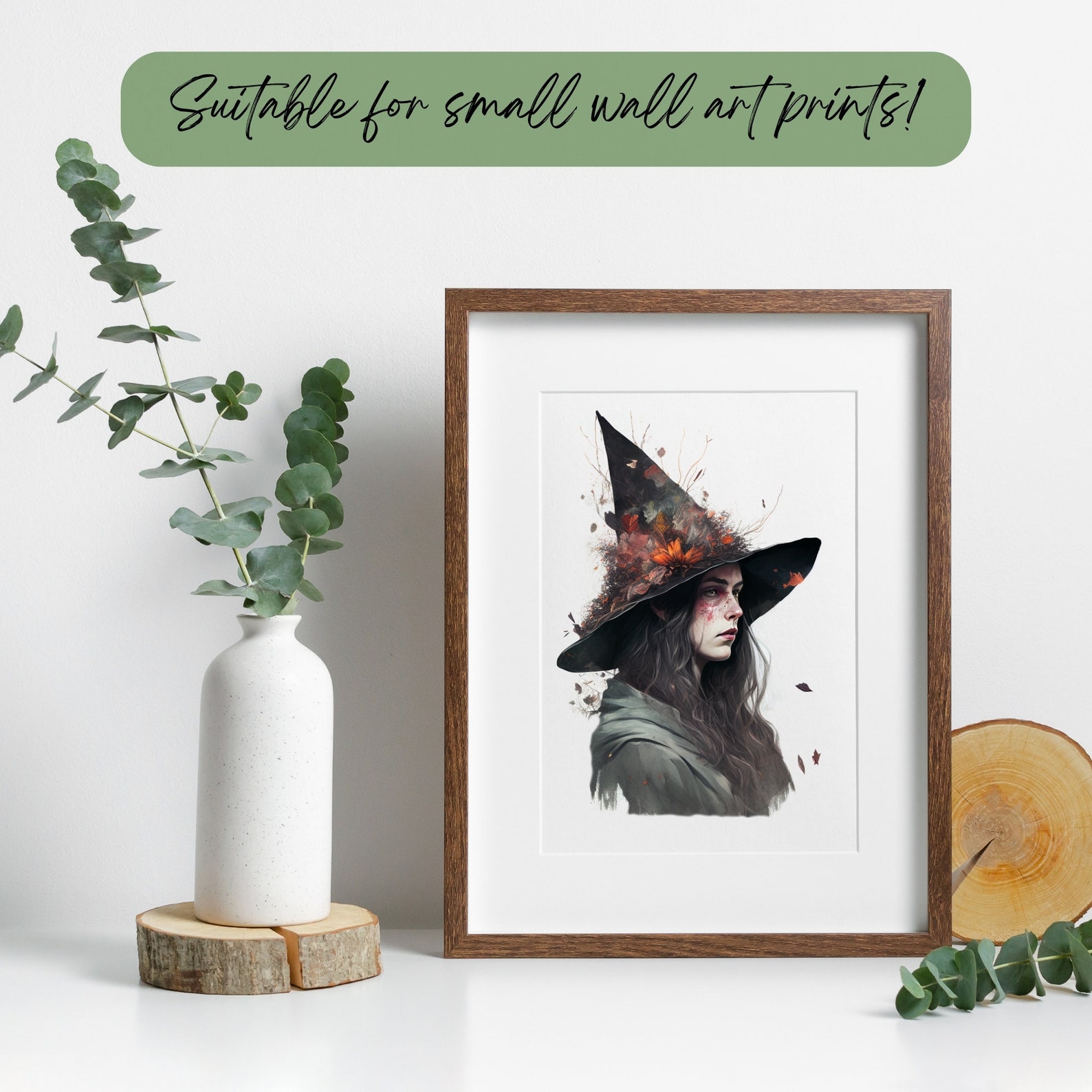 Cottagecore Witches, Witch Clipart, Witch Png, Witches Hats, Botanical ...