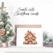 Gingerbread House Clipart Bundle Christmas Card Clip Art Bakery Clipart ...