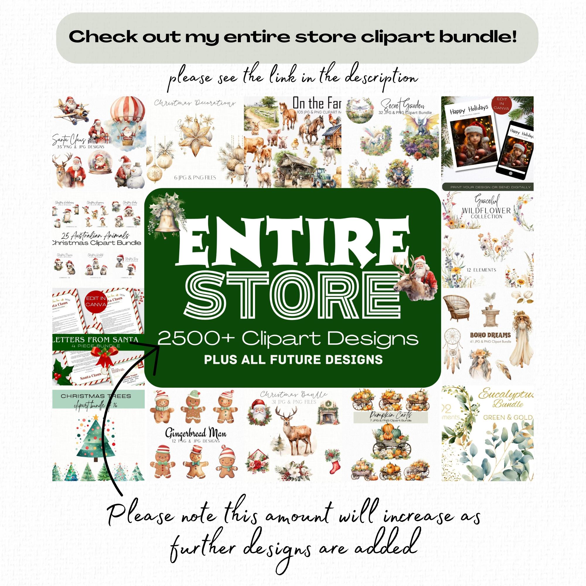 Christmas Corner Border Digital Border Print, Xmas Frame Clipart Png ...