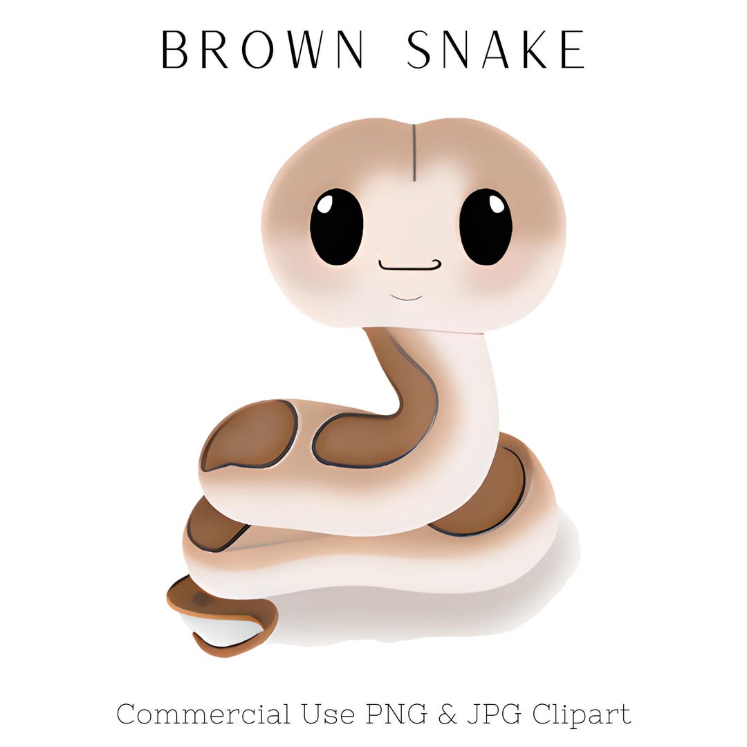 Cute Snake Clipart for DIY Invitations, Kids Birthday, Australian ...