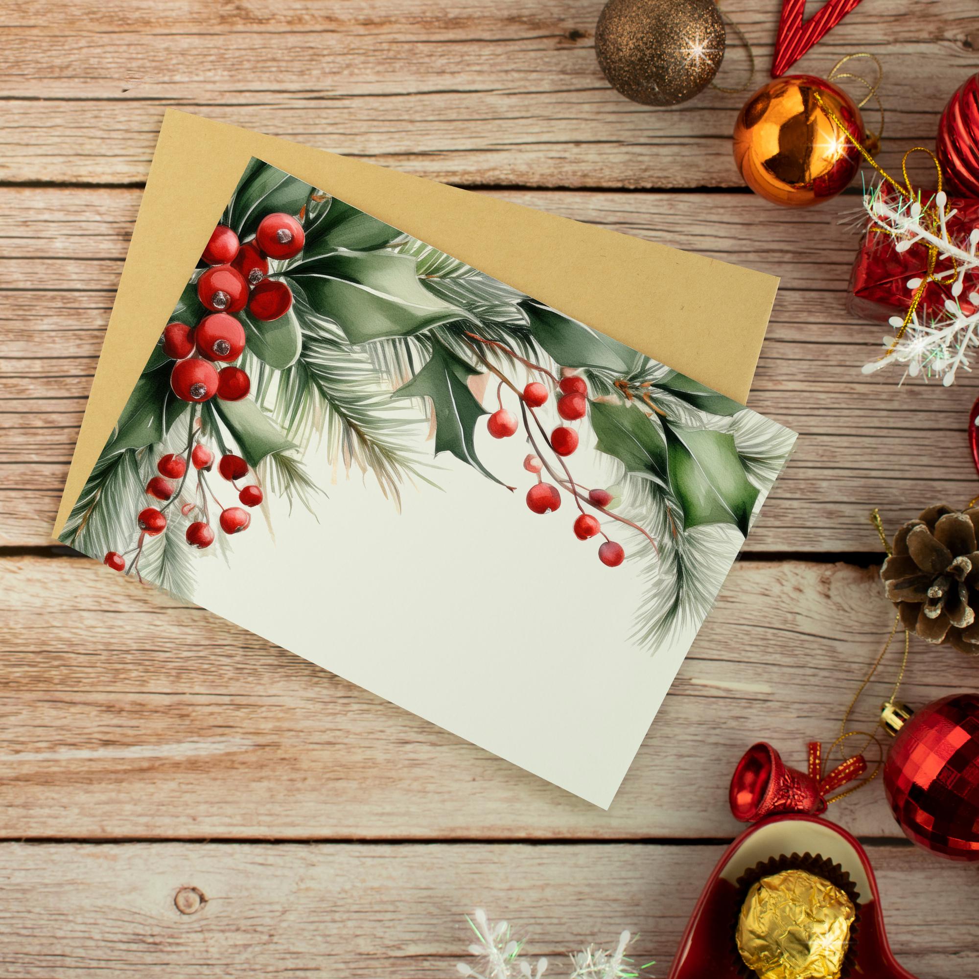 Christmas Corner Border Digital Border Print, Xmas Frame Clipart Png ...