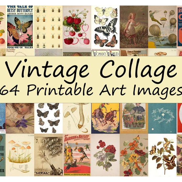 Magazine Collage Art - Etsy