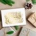 Merry Christmas Card Design, Gold Vintage Font, Antique Printable ...