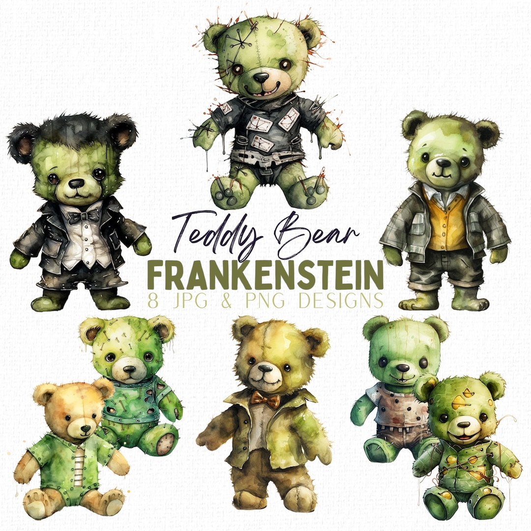 Frankenstein Clipart Bundle, Frankenstein Png, Halloween Sublimation ...