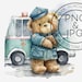 Paramedic Teddy Bear Clipart, Ambulance Medical Occupation Clip Art ...