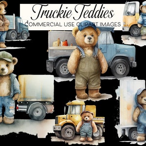 Truck Driver Clipart, Cute Teddy Bears, Truckie Teddies, Funny Clipart ...