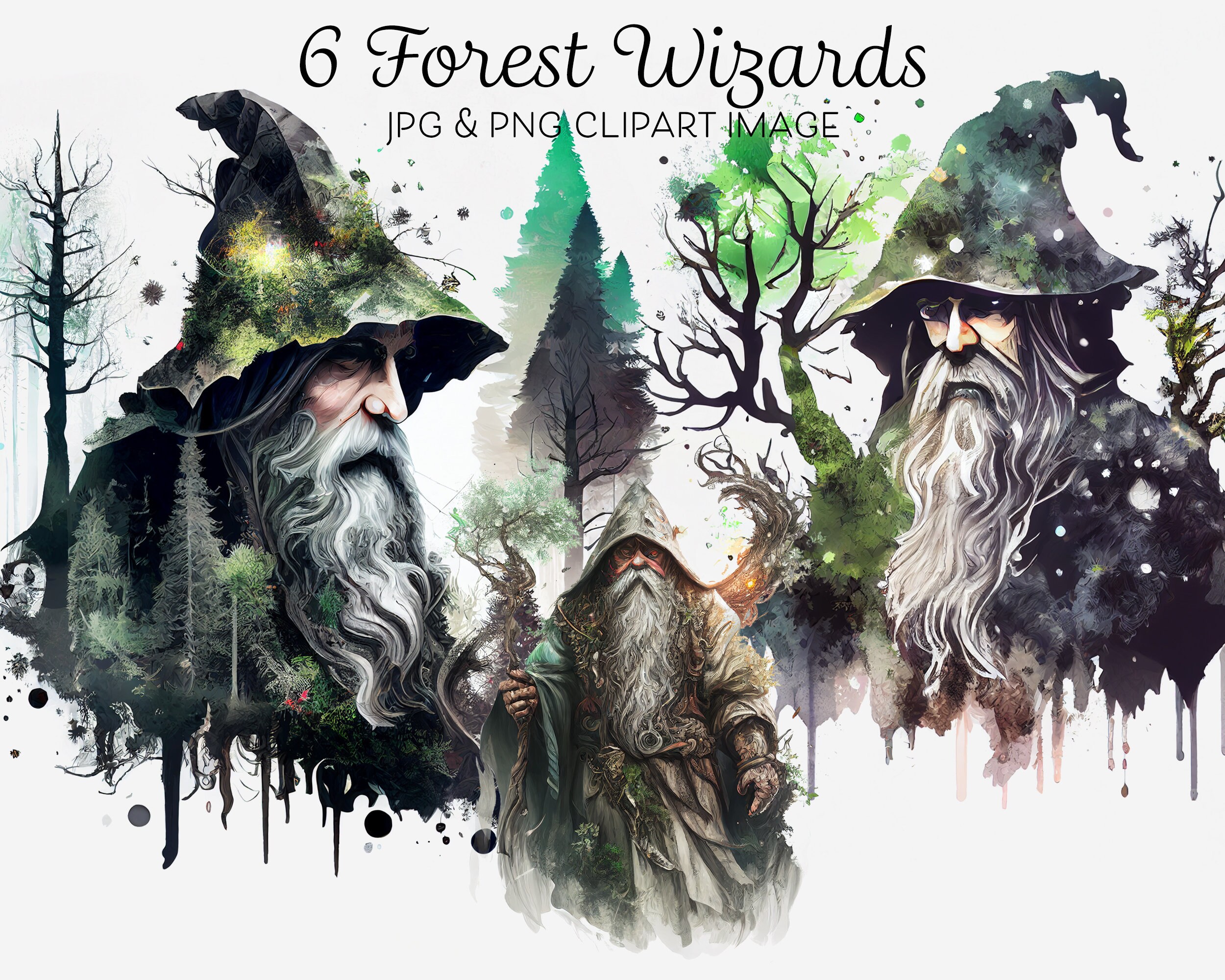 Forest Wizard Art