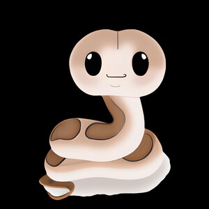 Cute Snake Clipart for DIY Invitations, Kids Birthday, Australian ...