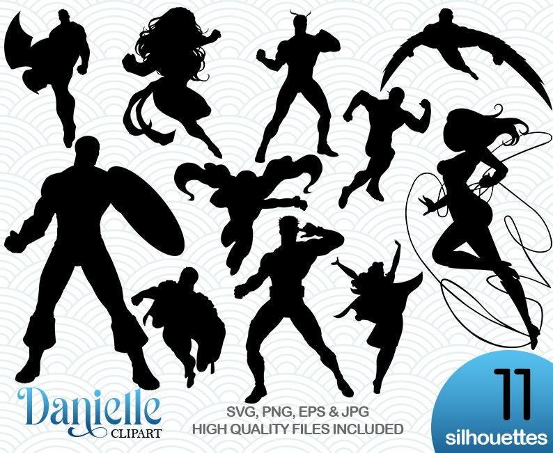 Superhero Silhouette Png