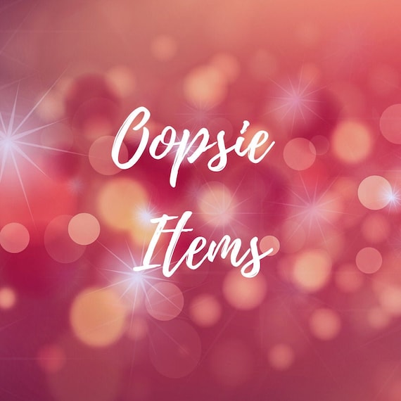Oopsie Items READ DESCRIPTION - Etsy