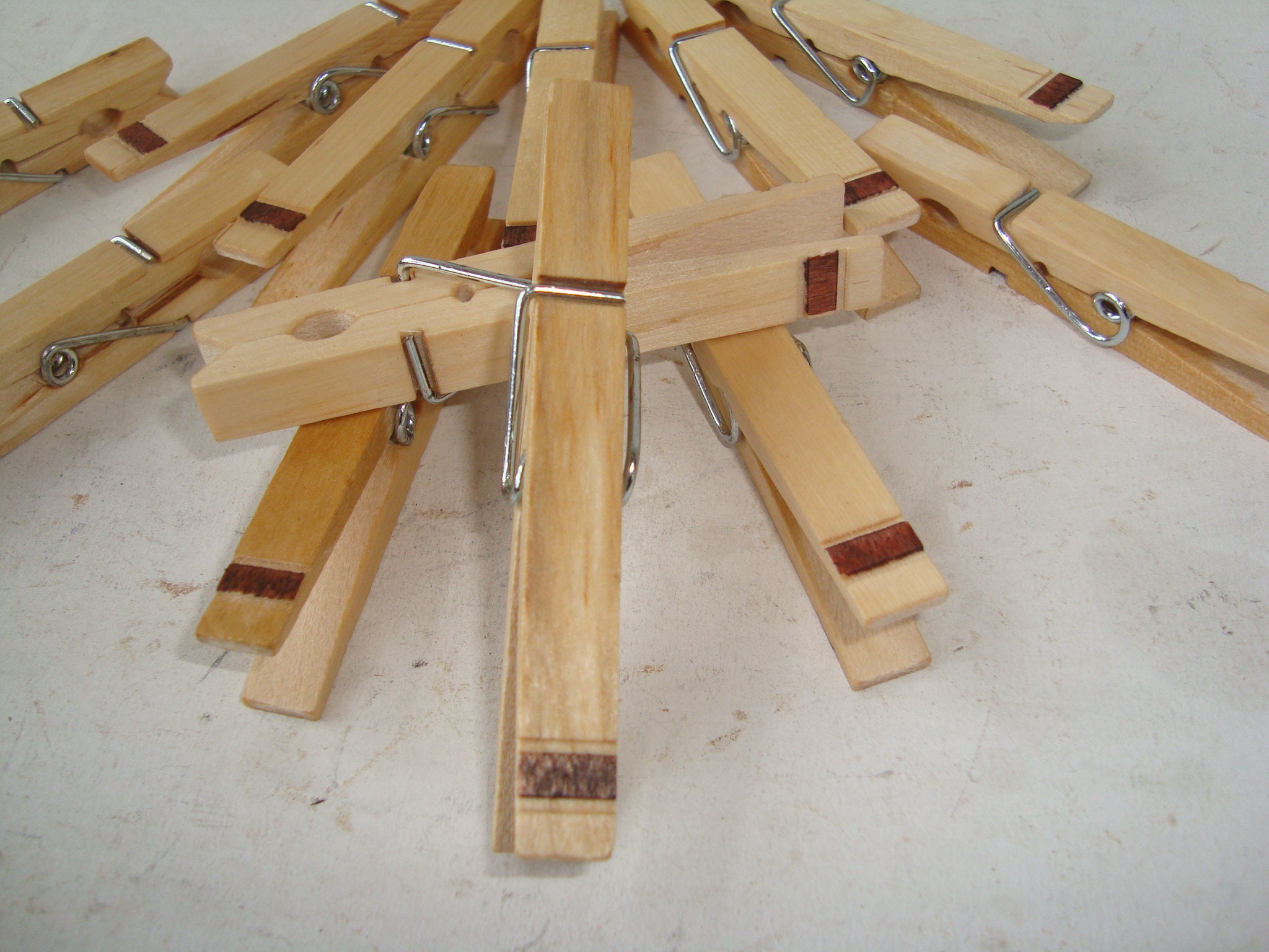 Wooden Clips ,wooden Clamp, Cards ,embossing Crafts Kindergarten,12 Pcs ...