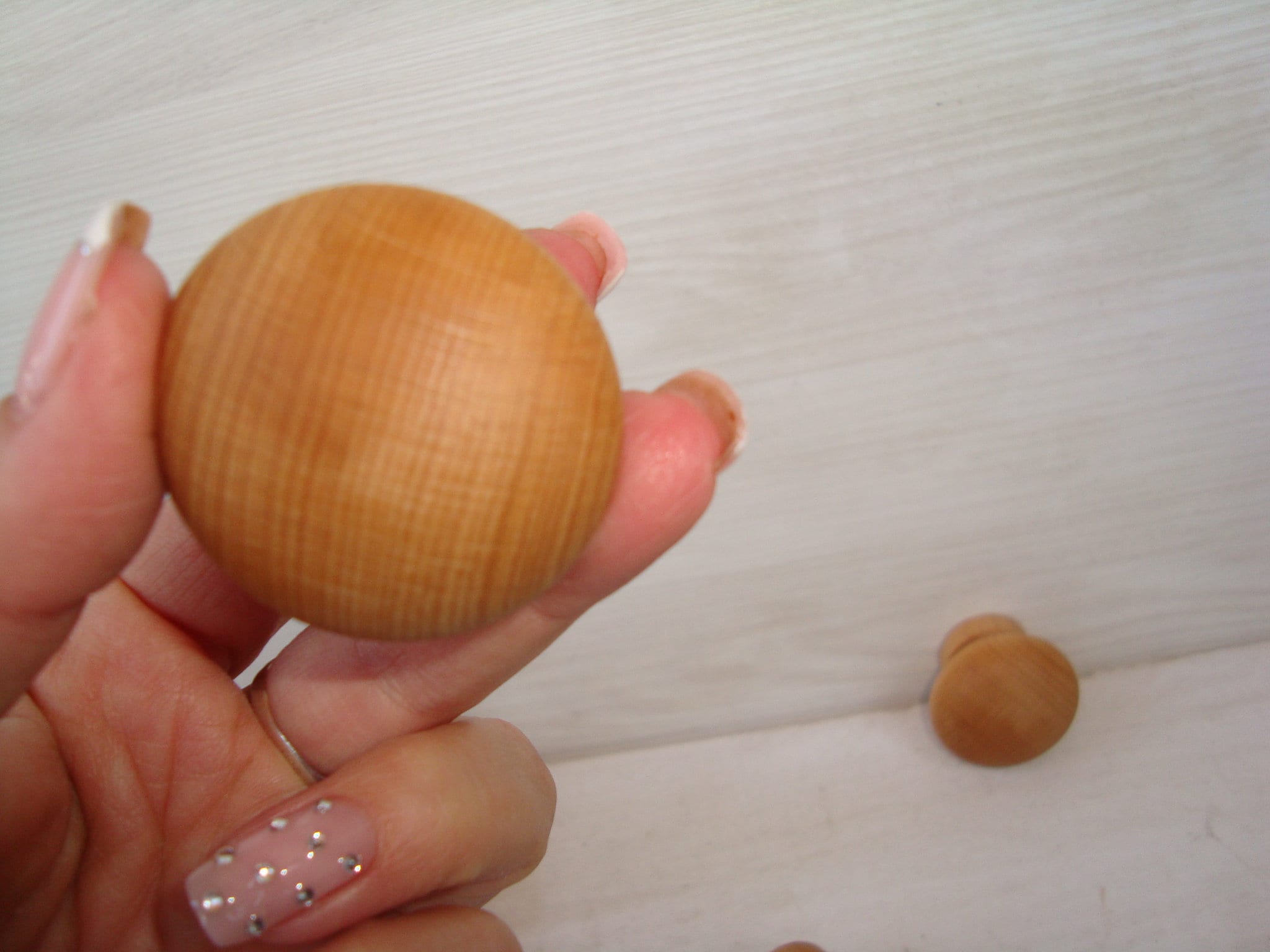 Small Wood Knob, Minimalist Handle Modern Cabinet Pulls, Wooden Knobs ...