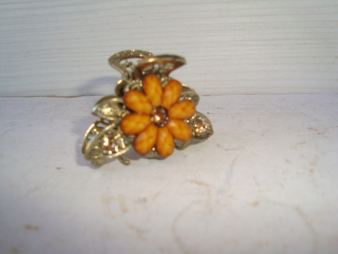 Vintage Hair Clip, Jaw Claw Clip,old Clip Hair, Hair Clip,metal Hair ...