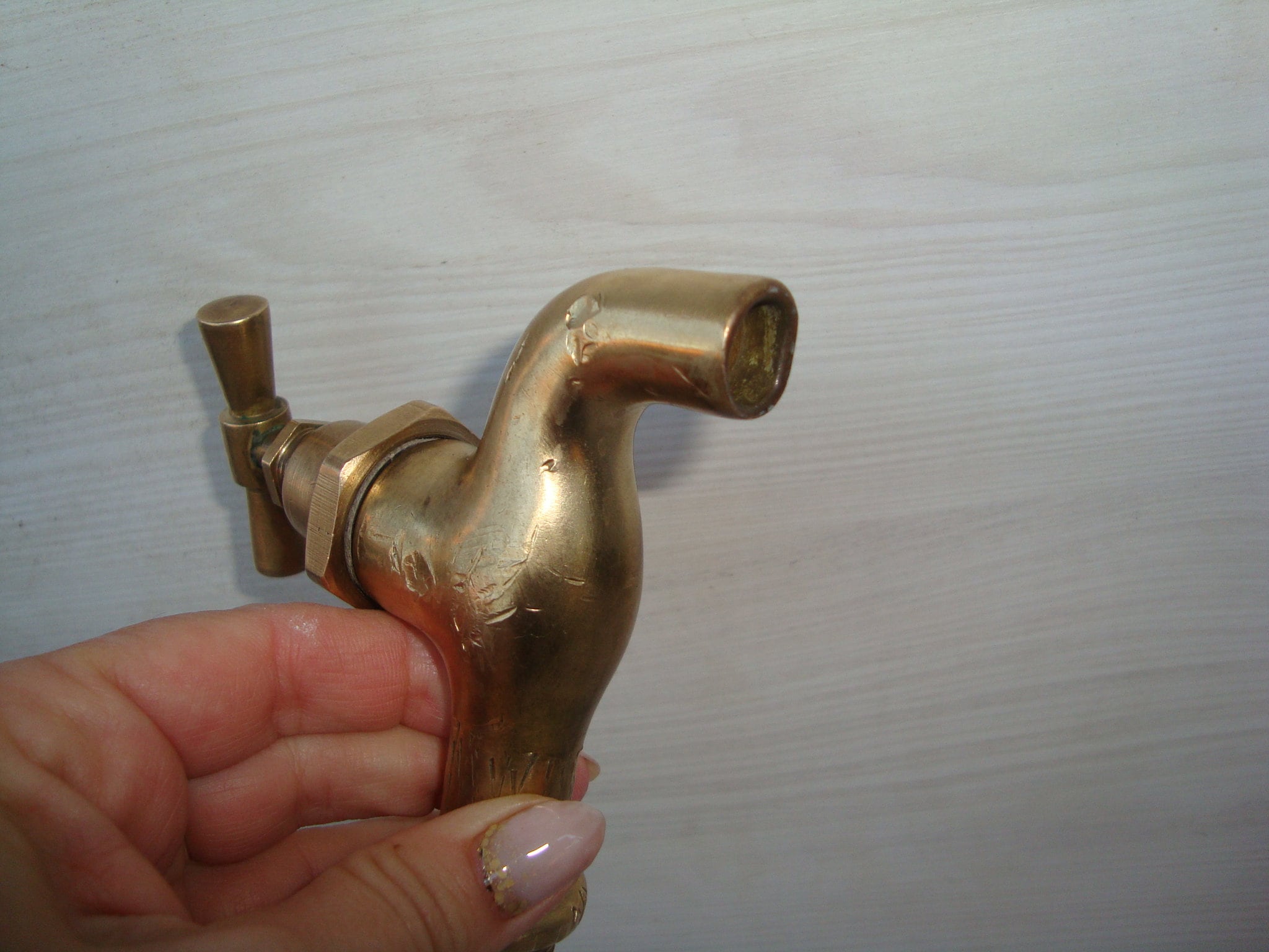 Tap Vintage Brass Water Tap Old Water Tap 1950s Vintage - Etsy
