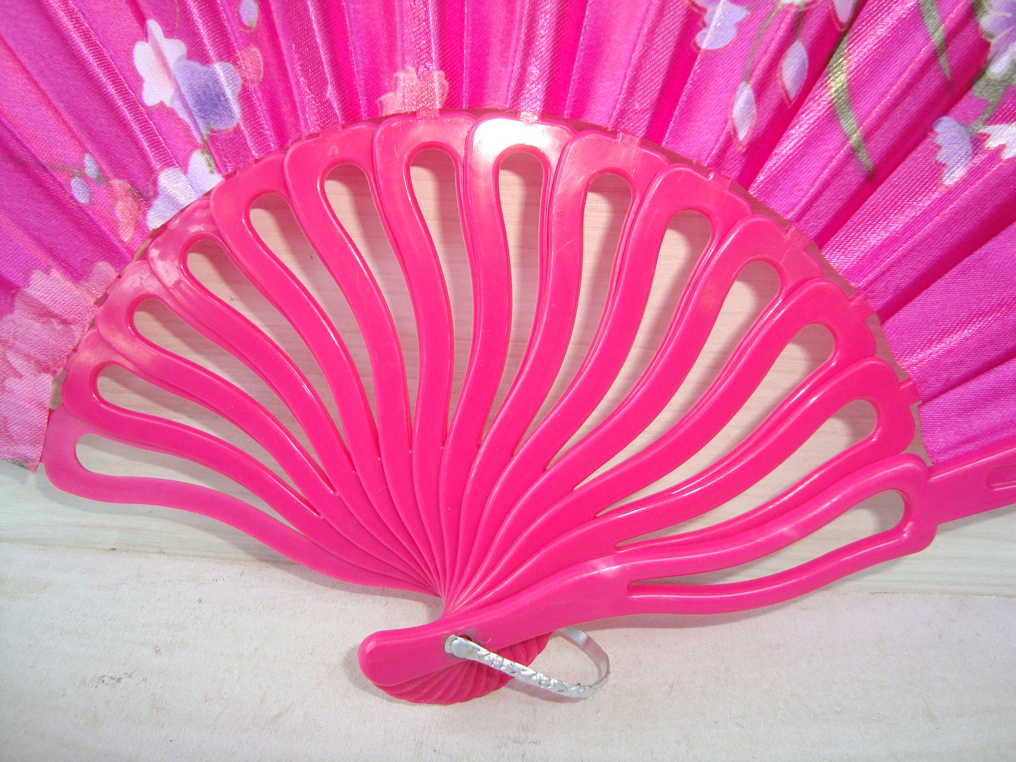 Beautiful Hand Fan, Hand Held Fan, Pink Fan , Spanish Style Fan, Gift ...