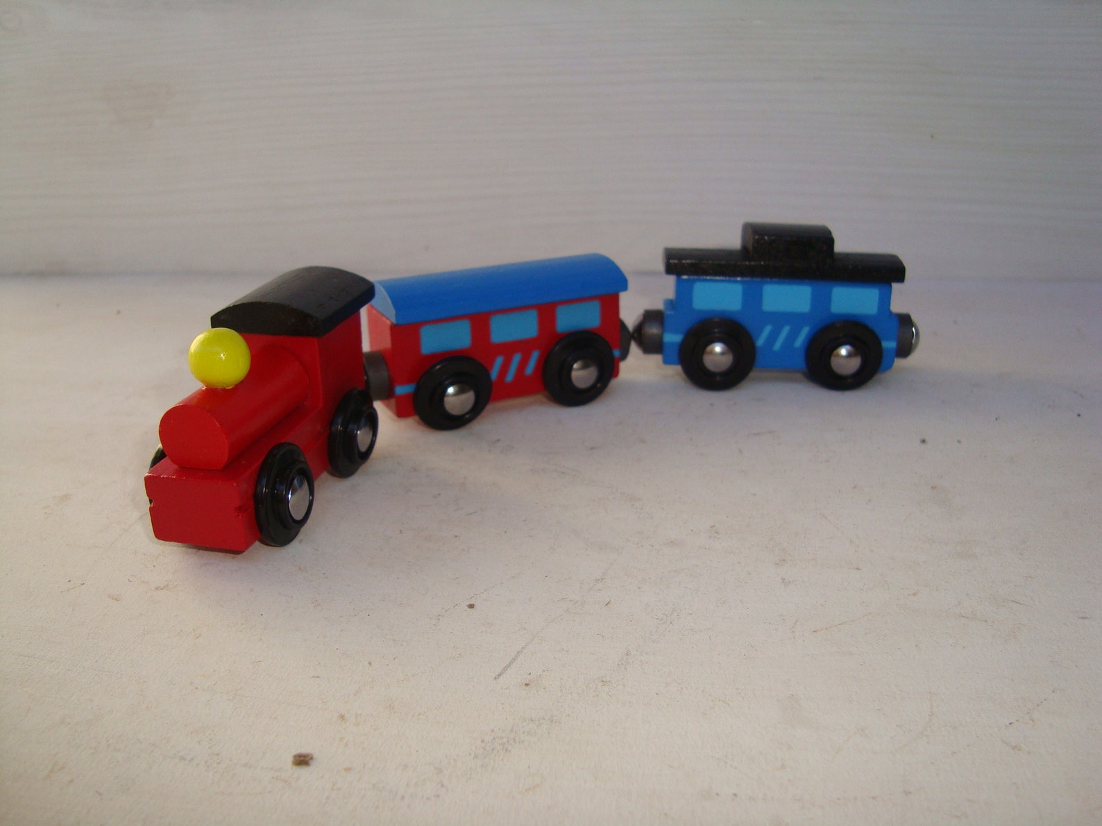 Wooden Magnet Train Set , Gift for a Child, Held Roller Coaster, NEVER ...