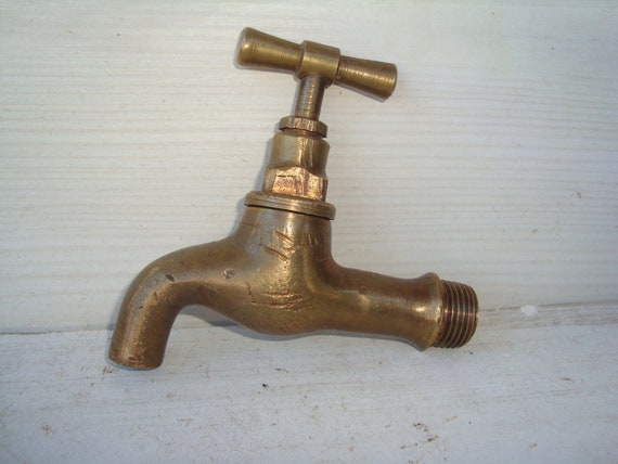 Tap Vintage Brass Water Tap Old Water Tap 1950s vintage - Etsy