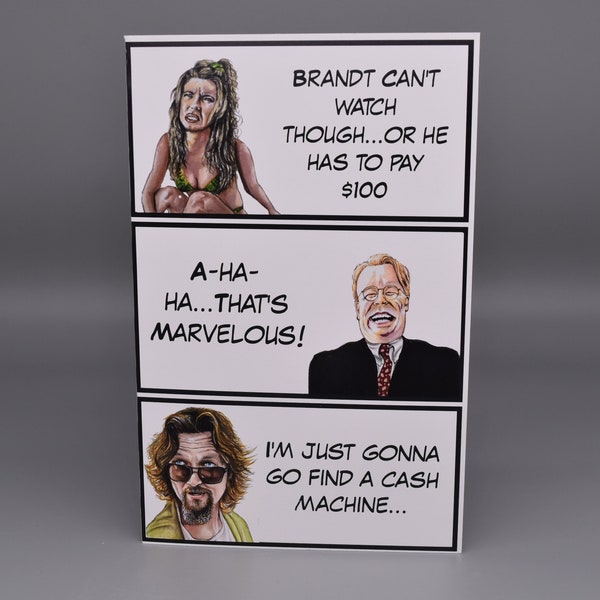 The Big Lebowski Birthday Card - Etsy
