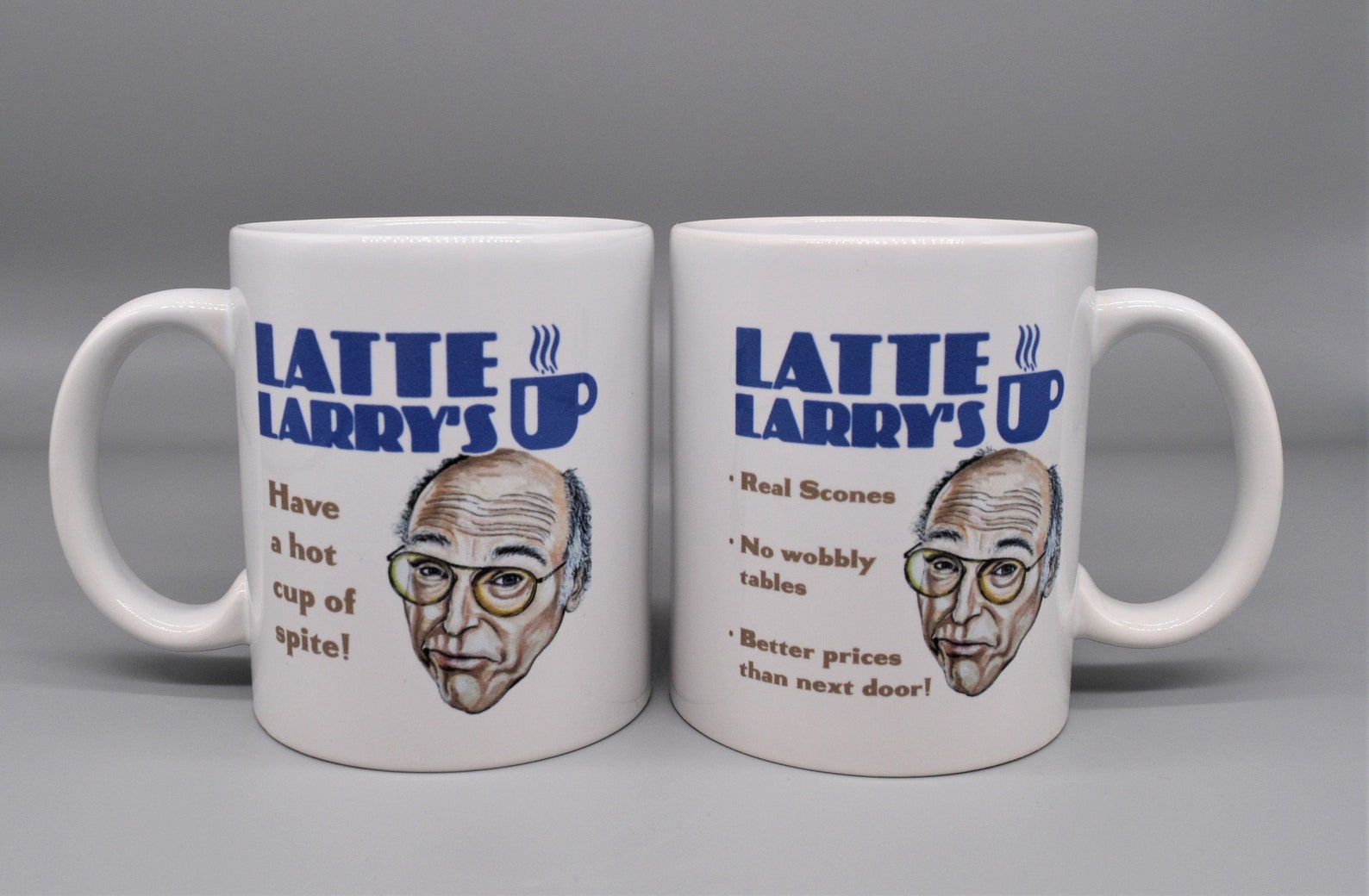 Larry David Latte Larry Coffee Mug Curb Your | Etsy